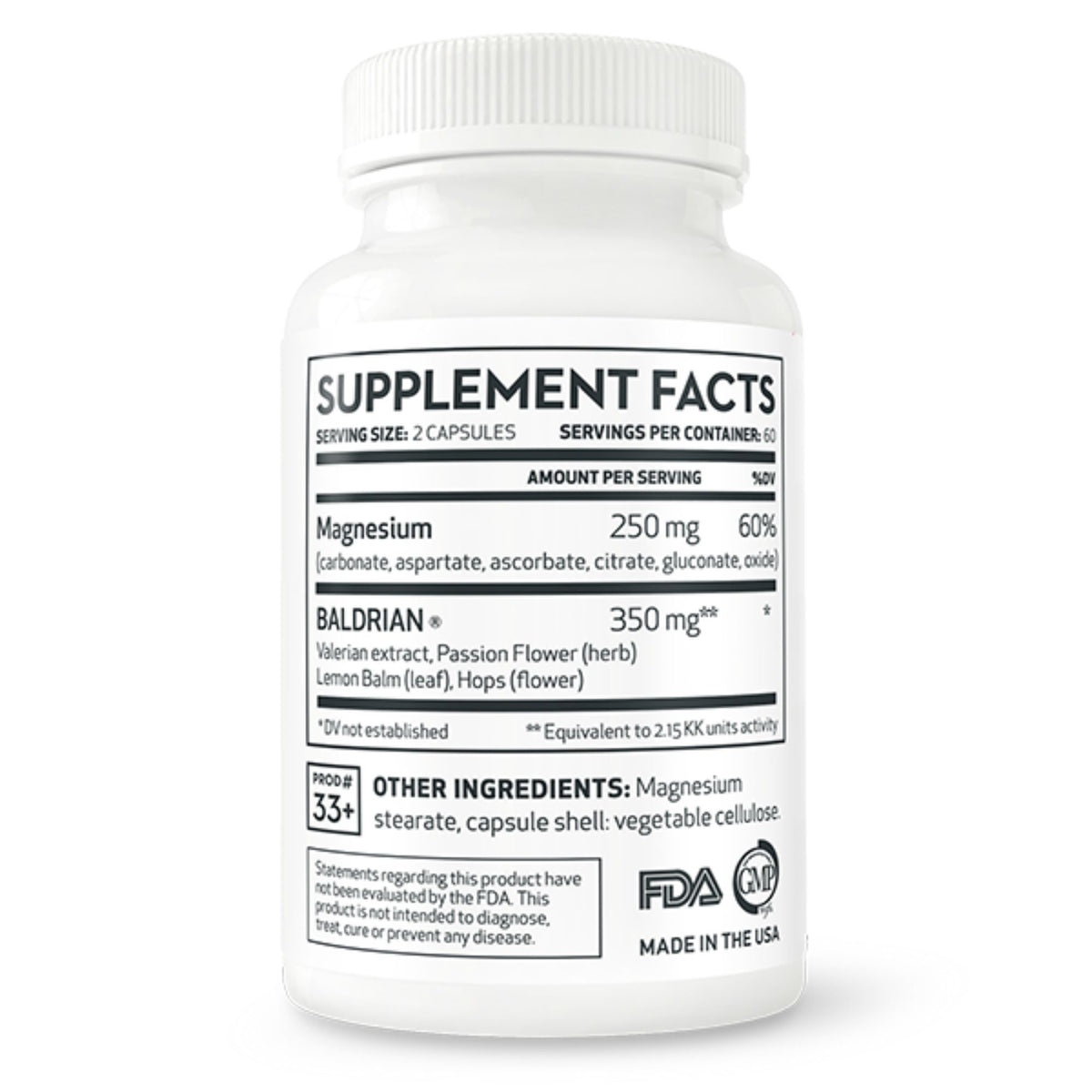 33+ Baldrian Plus – Vitaminerals